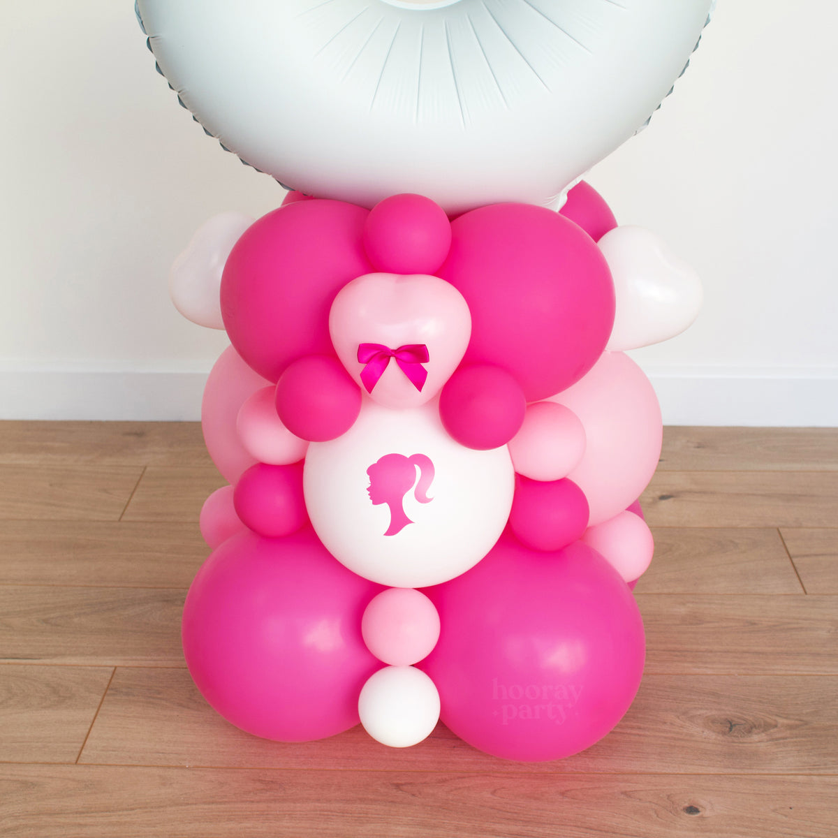 Pinktastic Number Balloon Tower Stack Kit | Hoorayparty.co.uk
