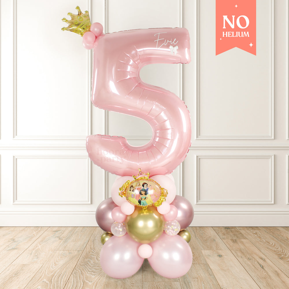Princess Balloon Number Tower Stack Kit | Hoorayparty.co.uk