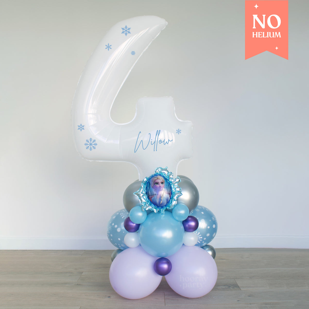 Frozen Balloon Number Tower Stack Kit | Hoorayparty.co.uk