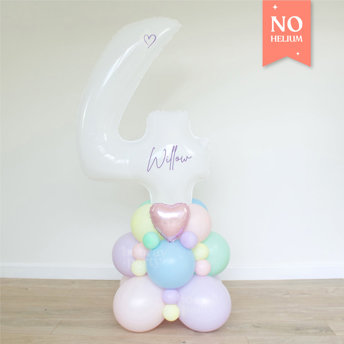 Pastel Balloon Number Tower Stack Kit | Hoorayparty.co.uk